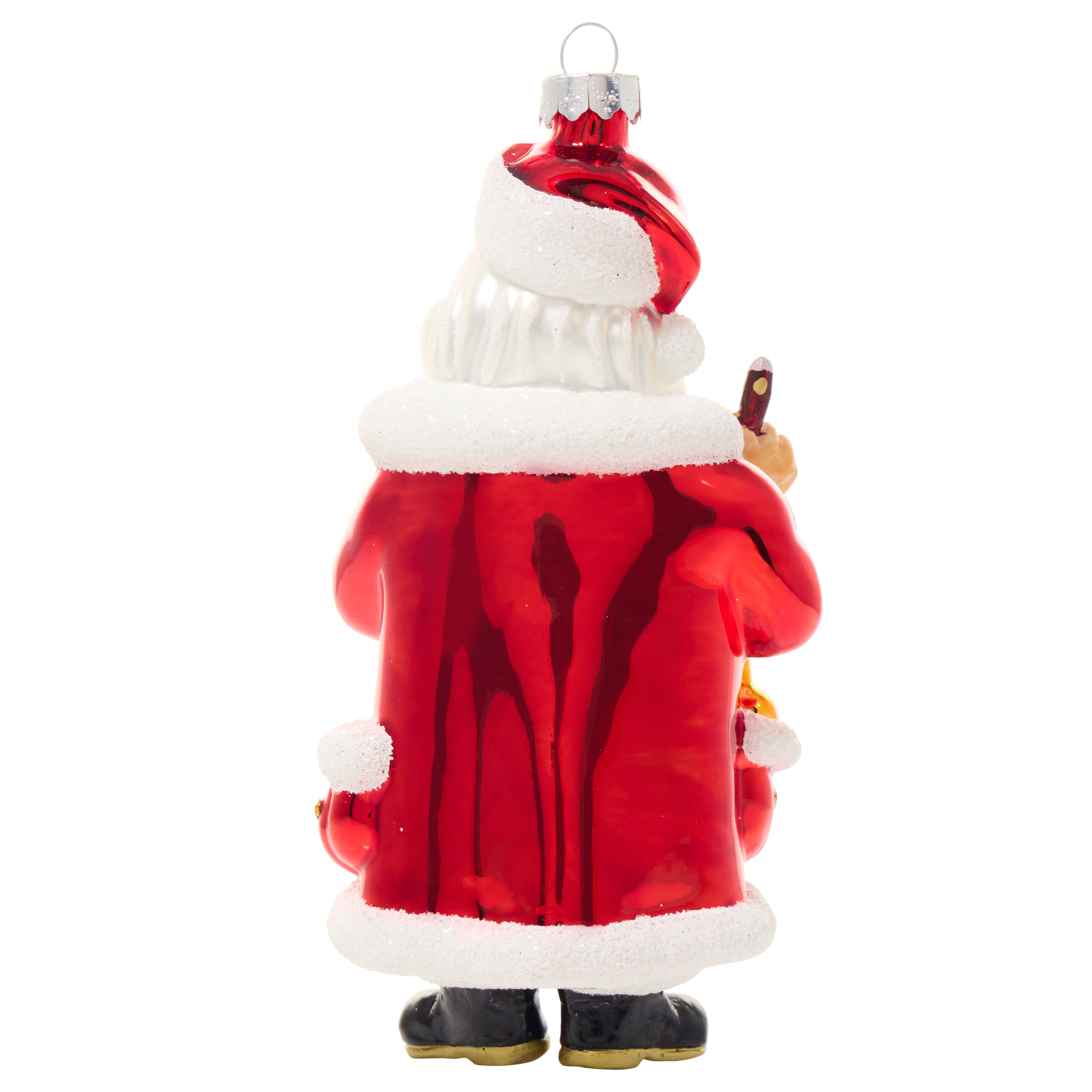 Bad Santa funny Christmas Ornament